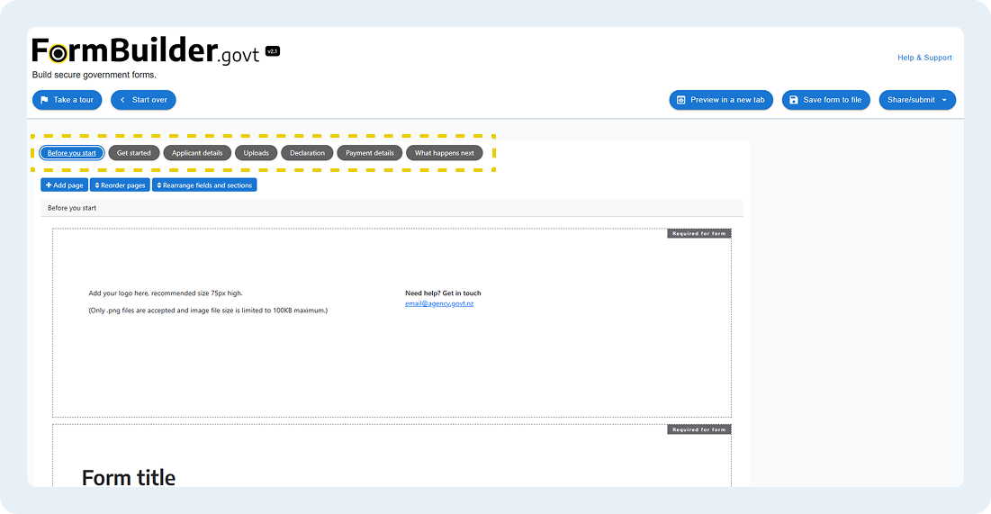 FormBuilder